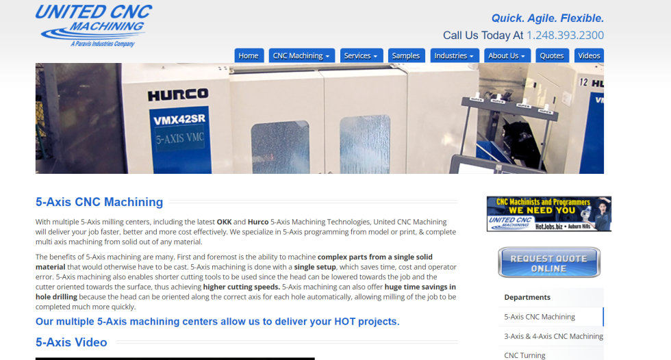 全球 9 大 CNC 加工制造商