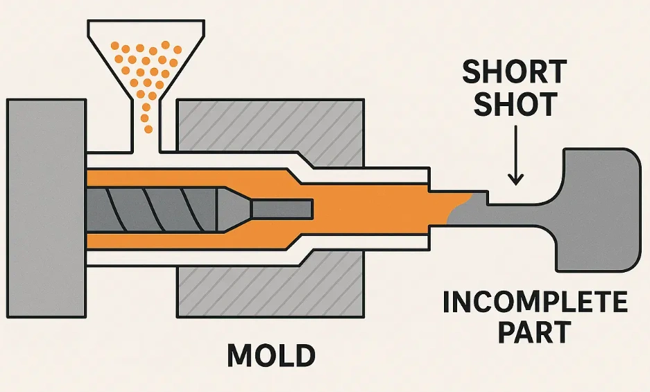 Common Injection Molding Short Shot Defects & Prevention